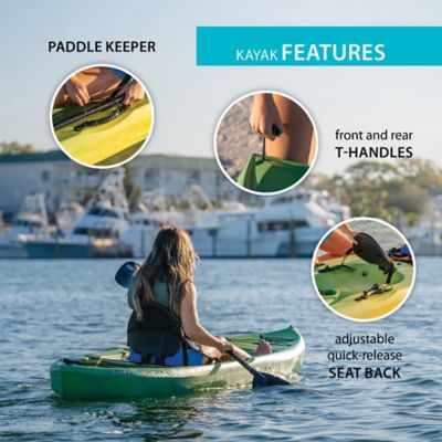 Lifetime 10 ft. Spitfire Sit-on-Top Kayak, Lemongrass Fusion at Tractor ...