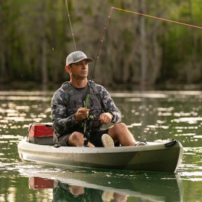 Lifetime 10 ft. Tioga Angler Sit-on-Top Kayak, Moss Fusion at Tractor ...