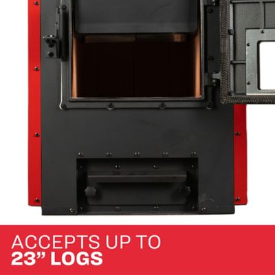 US Stove Wood-Burning Indoor Furnace, 3,500 sq. ft., 180,000 BTU at ...
