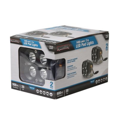Traveller 1,400-Lumen LED Pod Lights, 3 in., 2-Pack at Tractor Supply Co.