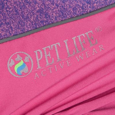 Pet Life Active Chase Pacer Heathered Performance 4-Way Stretch 2-Toned ...