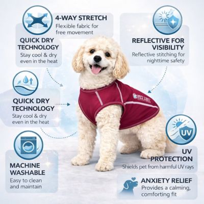 Pet Life Active Racerbark 4-Way Stretch Performance Active Dog Tank Top