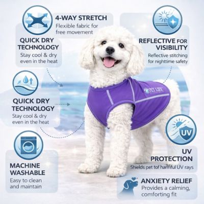 Pet Life Active Racerbark 4-Way Stretch Performance Active Dog Tank Top