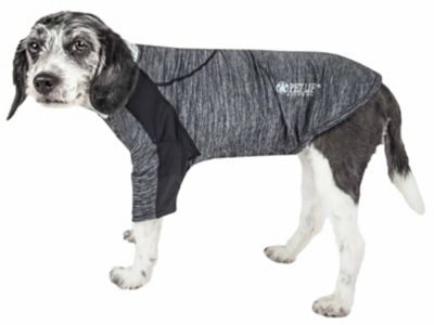 Pet Life Active Chewitt Wagassy 4-Way Stretch Performance Long-Sleeve ...
