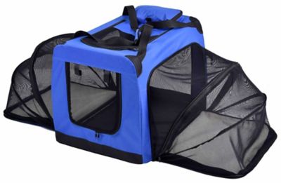 Pet Life Hounda Accordion Metal-Framed Soft-Folding Nylon Collapsible ...