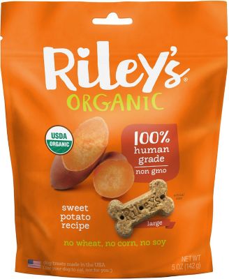 Riley's Organics Sweet Potato Flavor Large Bone Dog Treats, 5 oz., 3 ct ...