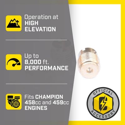 Champion Power Equipment High Altitude Jet Kit for Champion 458cc and ...