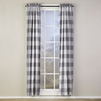 SKL Home Grandin Window Panel, Gray/White, 84 in. at Tractor Supply Co