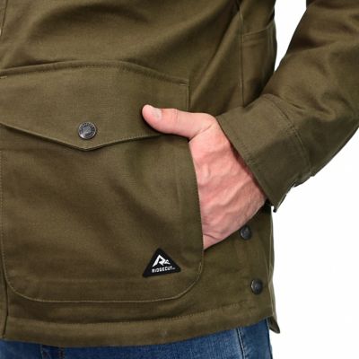 Ridgecut Men's Fleece-Lined Super-Duty Sanded Duck Contractor Coat at ...