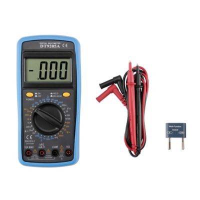 Barn Star Digital Multimeter with Test Leader, DT9205A at Tractor ...