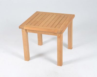 Tortuga Outdoor Jakarta Square Teak Outdoor Side Table at Tractor ...