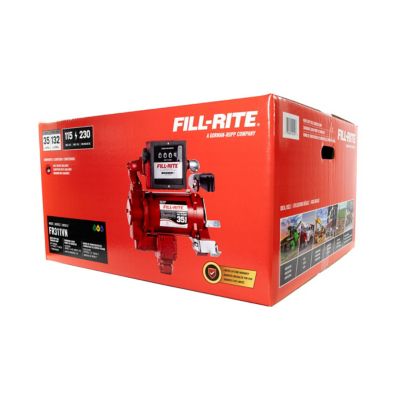 Fill-Rite 3/4 HP 115/230VAC Electric Fuel Transfer Pump with Mechanical ...