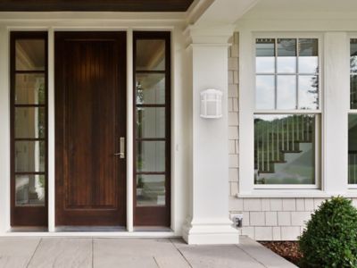 SOLUS Sedona Wall-Mount Outdoor Sconce with A19/E26 LED Bulb, 3,000K ...