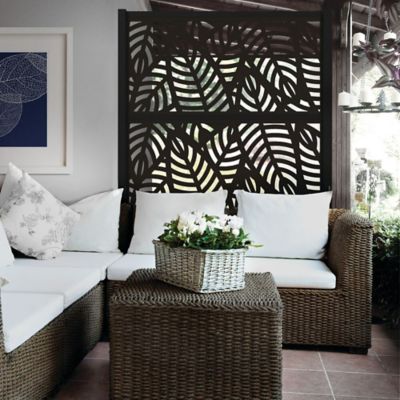 Barrette Outdoor Living 2 ft. x 4 ft. Decorative Screen Panel, Sanibel ...