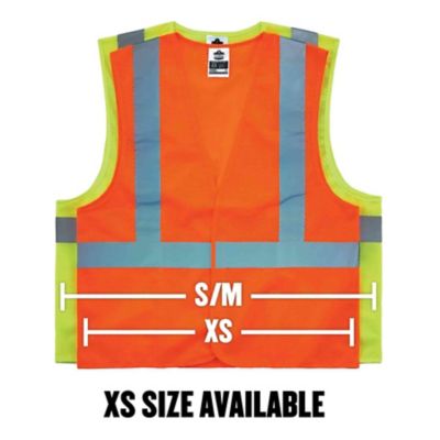 GloWear Unisex Type R Class 2 Super Economy Mesh Safety Vest with Hook ...