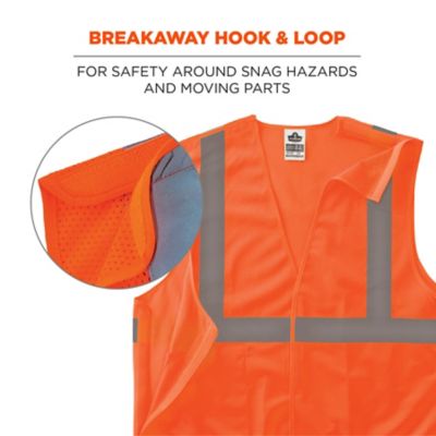 Ergodyne Unisex GloWear 8215BA-S Type R Class 2 Breakaway Mesh Hi-Vis ...