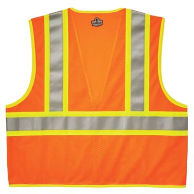 Ergodyne Unisex 2-Tone GloWear 8230Z Type R Class 2 Mesh Hi-Vis Safety ...