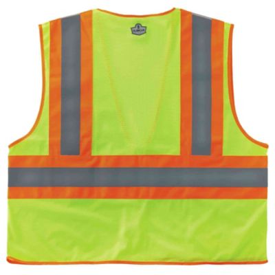 Ergodyne Unisex 2-Tone GloWear 8230Z Type R Class 2 Mesh Hi-Vis Safety ...