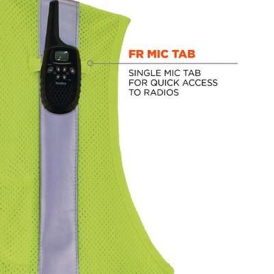 GloWear Unisex Type R Class 2 Modacrylic Mesh Hi-Vis FR Economy Safety Vest
