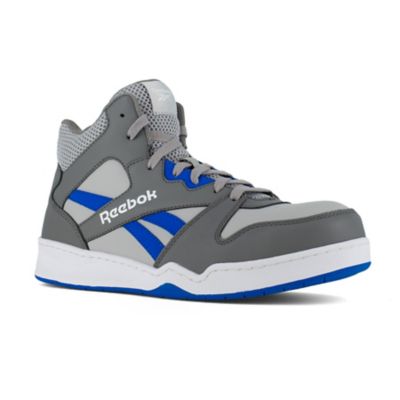 Reebok Men's BB4500 Work Shoes, Gray/Blue, 7 M,Grey/Cobalt Blue at ...