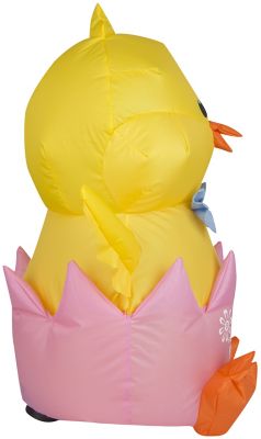 Gemmy 20 in. Airdorable Airblown Easter Hatching Chick Inflatable ...