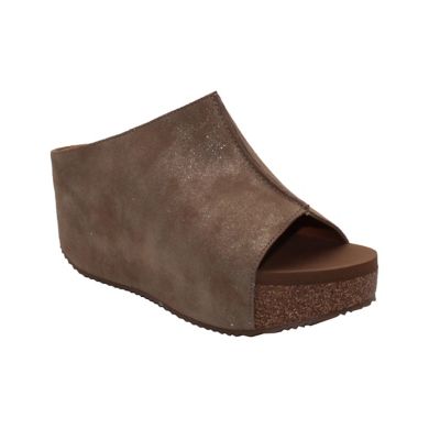 Volatile Carrier Slip-On Peep Toe Wedge Sandals at Tractor Supply Co