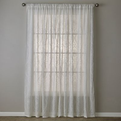 SKL Home Shelby Floral Window Panel, White, 52 in. x 63 in. at Tractor ...