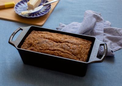 Lodge Cast Iron Cast Iron 8.5 in. x 4.5 in. Seasoned Loaf Pan at ...