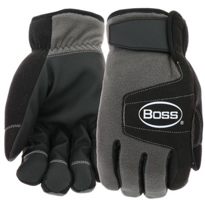Boss Men's Fleece Therm-Lined Polyester Work Gloves, 1-Pair at Tractor ...
