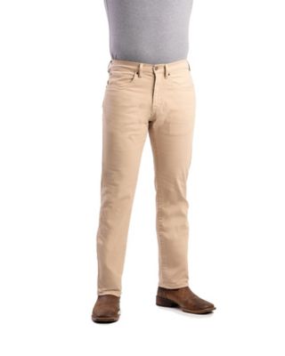 Berne Men's Highland Flex Regular Fit Straight Leg Jeans, 48x30,Sand at ...