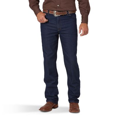 Wrangler Men's Slim Fit High-Rise Active Flex Cowboy Cut Jeans, 36x38 ...