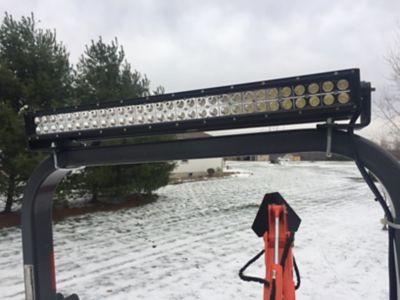 Extreme Metal Products Tractor/Zero-Turn LED Light Bar Brackets, Black ...