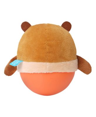 Manhattan Toys Wobbly Bobbly Bear Weighted Embroidered Plush Baby and ...