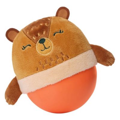Manhattan Toys Wobbly Bobbly Bear Weighted Embroidered Plush Baby and ...