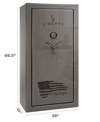 Liberty Safe 30 Long Gun + 4 Handgun 16.3 cu. ft. Electronic Lock ...