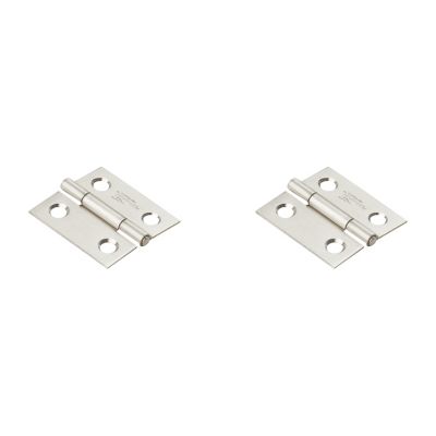 National Hardware Non-Removable Pin Hinge - Stainless Steel, N348-979 ...