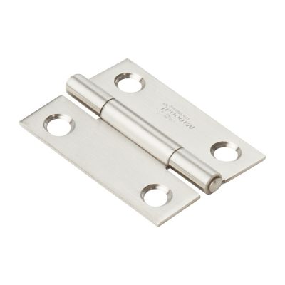 National Hardware Non-Removable Pin Hinge - Stainless Steel, N348-987 ...