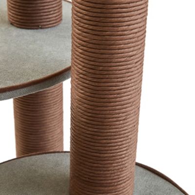 Two by Two 59.3 in. Pine Cat Scratching Tree at Tractor Supply Co.