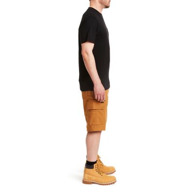 Smith's Workwear Men's Stretch Fit Mid-Rise Canvas Cargo Utility Work ...