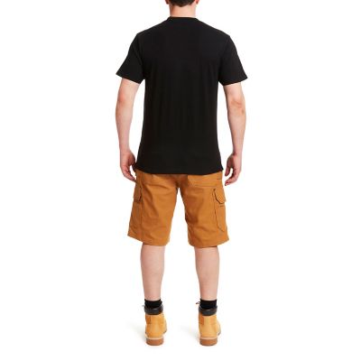Smith's Workwear Men's Stretch Fit Mid-Rise Canvas Cargo Utility Work ...