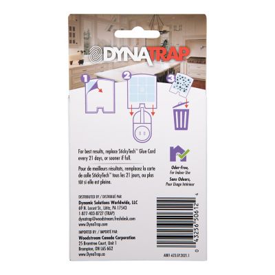 Dynatrap Dot Stickytech Replacement Glue Cards, Cloud, 6-Pack at ...