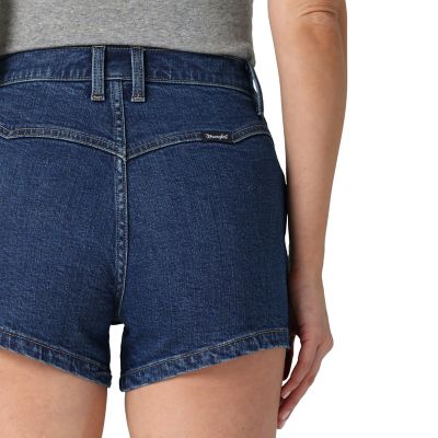 Wrangler Women's Stretch Fit High-Rise Retro Hemmed Shorts at Tractor ...