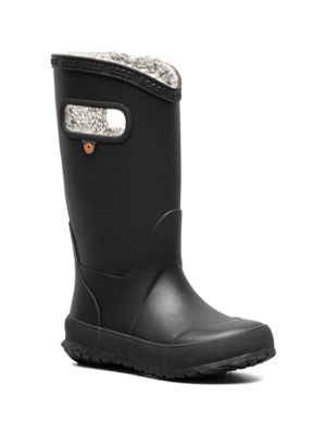 Bogs Unisex Children's Plush Rain Boots, 9,Black at Tractor Supply Co