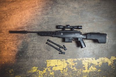 Barra Airguns .22 Caliber Black Ops Spring Piston Sniper Pellet Rifle ...