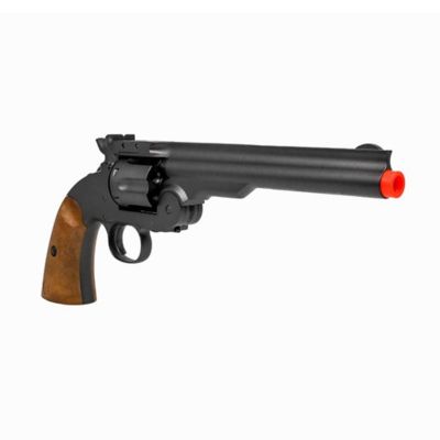 Barra Airguns 6mm Schofield Airsoft Revolver, Gunmetal, 4022 at Tractor ...