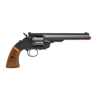Barra Airguns 6mm Schofield Airsoft Revolver, Gunmetal, 4022 at Tractor ...