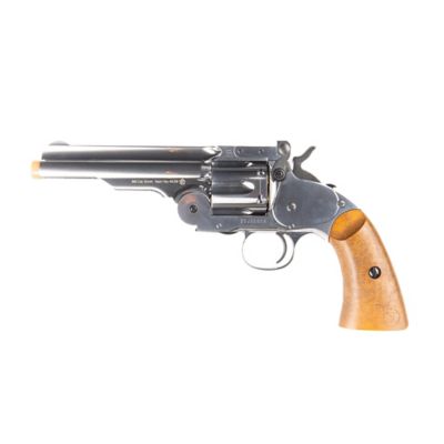 Barra Airguns Schofield 5 in. Airsoft Revolver, Nickel at Tractor ...