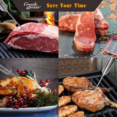 Creole Feast Stainless Steel Meat Injector Syringe Kit, for Grill ...