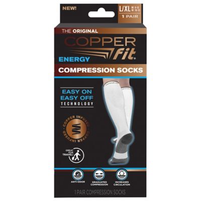 Copper Fit Unisex Adult Energy Compression Socks, 1-Pair at Tractor ...