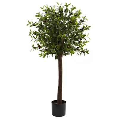 Nearly Natural 4 ft. Olive Topiary Silk Tree at Tractor Supply Co.